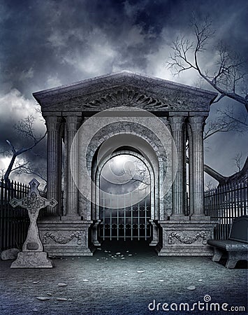 Gothic Graveyard 4 Royalty Free Stock Photos - Image: 12561678