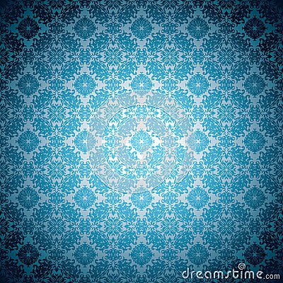Gothic Pale Blue Wallpaper Royalty Free Stock Image - Image: 14659776