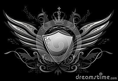Gothic Shield Insignia 2 Royalty Free Stock Photo - Image: 13729595
