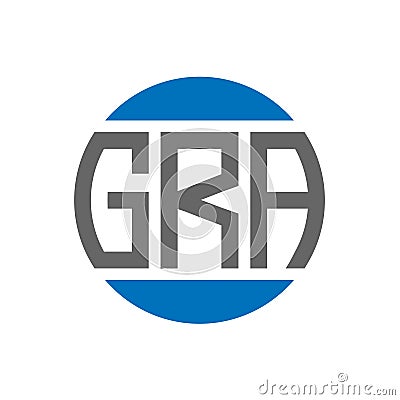 GRA Letter Logo Design On White Background. GRA Creative Initials ...