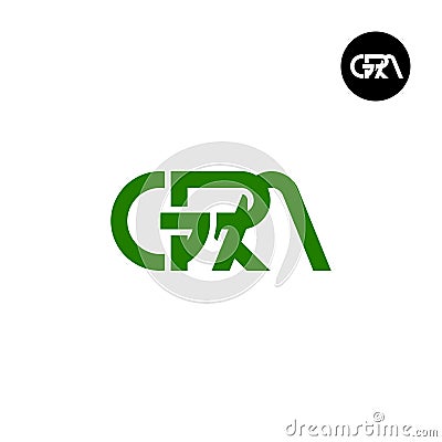 GRA Logo Letter Monogram Design Cartoon Vector | CartoonDealer.com ...