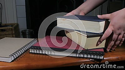 Grabbing books stock video. Video of library, knowledge - 174646669