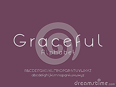 Graceful Font. Vector Alphabet | CartoonDealer.com #121255607