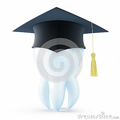 Graduation Cap Tooth Royalty-Free Stock Photo | CartoonDealer.com #31282491