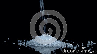Grain of Salt in Slowmotion Stock Video - Video of seasoning, food ...