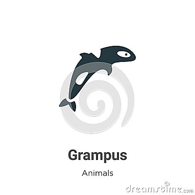 Grampus Vector Icon On White Background. Flat Vector Grampus Icon ...