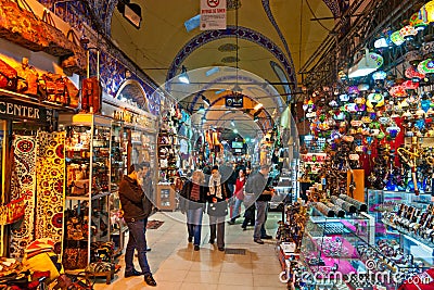 Grand Bazaar Shops In Istanbul. Editorial Photography - Image: 18158992