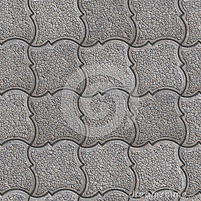Granular Paving Slabs. Seamless Tileable Texture. Stock Photo ...