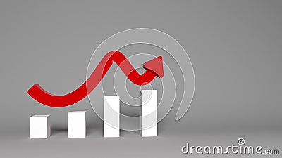 Graph Direction Going Up Animation Stock Footage - Video of improvement ...