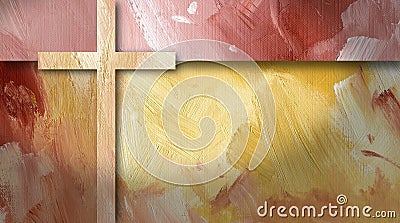 Graphic Abstract Background Geometric Cross Yellow Stock Image - Image ...