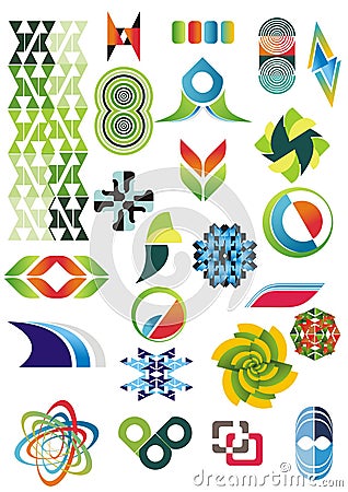 Graphic Design Elements Vol1. Royalty Free Stock Images - Image: 10604919