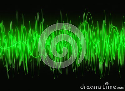 Graphic Sound Waves Stock Images - Image: 23136204