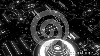 Graphs of Computer Wires. Motion Stock Video - Video of cycled ...