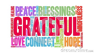 Grateful Animated Word Cloud Stock Video - Video of grateful ...