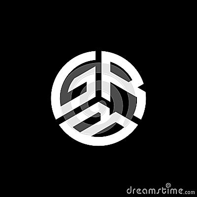 GRB Letter Logo Design On White Background. GRB Creative Initials ...