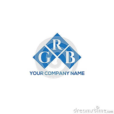 GRB Letter Logo Design On White Background. GRB Creative Initials ...