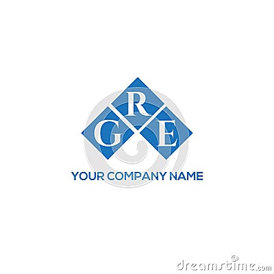 GRE Letter Logo Design On White Background. GRE Creative Initials ...