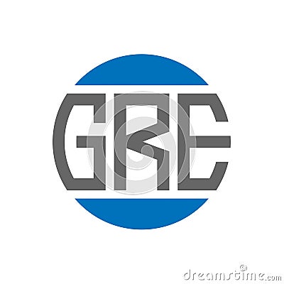 GRE Letter Logo Design On White Background. GRE Creative Initials ...
