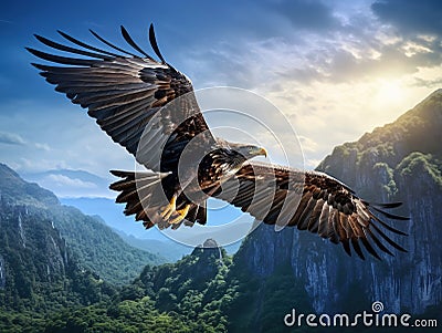 Greater Spotted Eagle (Aquila Clanga) Made With Generative AI ...