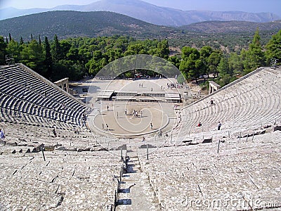 Greek Amphitheatre Royalty Free Stock Photography - Image: 717337