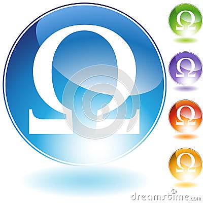 Greek Omega Royalty Free Stock Photo - Image: 10109015