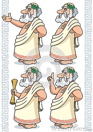 Greek Philosopher Royalty-Free Stock Image | CartoonDealer.com #23708500