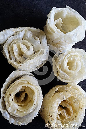 Greek Thiples: Fried Honey Pastries Stock Photography | CartoonDealer ...