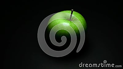 Apple Isolated, Rotate in Loop Stock Video - Video of rotate, healthy ...