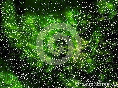 Green Background With Spots And Dashes Stock Photography ...