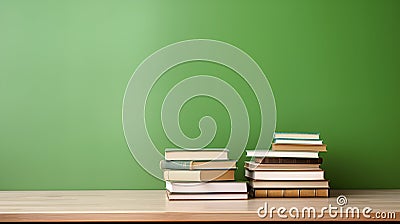 Green Board With Some Books Educational Background Ideal For ...