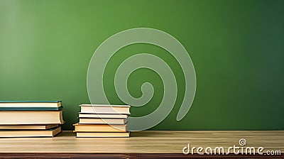 Green Board With Some Books Educational Background Ideal For ...