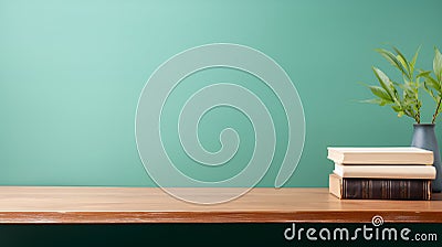 Green Board With Some Books Educational Background Ideal For ...