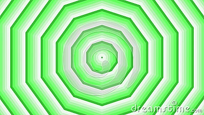 Green Bold Decagon Star Simple Flat Geometric on White Background Loop ...