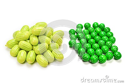 Green Chewing Gum Isolated On White Background Stock Photography ...