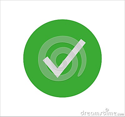Green Circle Checkmark Icon Stock Photography | CartoonDealer.com ...