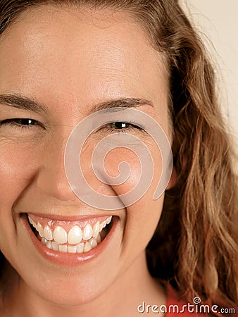 Happy laughing beauty stock photo. Image of chic, dentist - 4540102