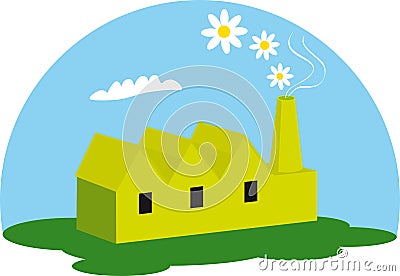 Green Factory Stock Photos - Image: 9877423