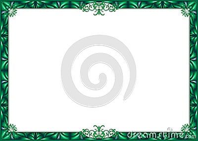 Green Frame. Royalty Free Stock Images - Image: 16472349
