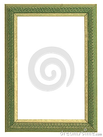 Green And Gold Frame Royalty Free Stock Image - Image: 1641106
