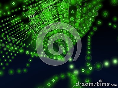 Green Matrix Wallpaper Royalty Free Stock Photos - Image: 12534318