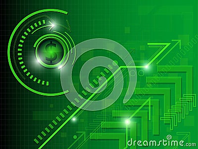 Green Money Abstract Background Stock Vector - Image: 47243377