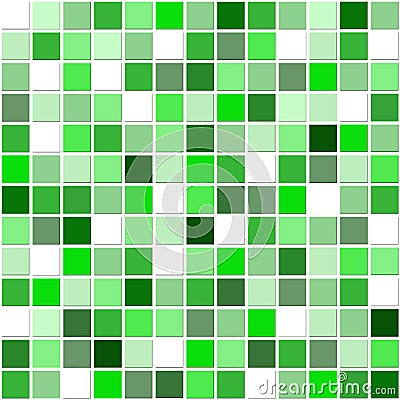Green Mosaic Tiles Stock Photo - Image: 10926690