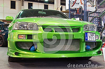 Green Nissan Skyline Editorial Stock Photo - Image: 15100458