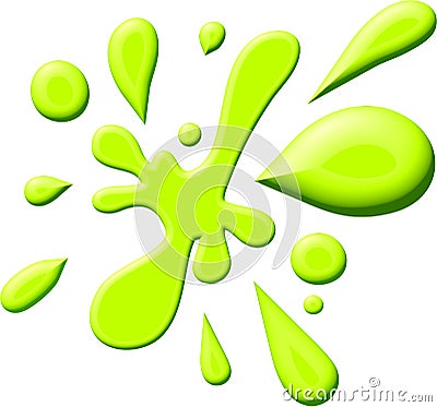 Green Paint Splodge Stock Photos - Image: 15797343