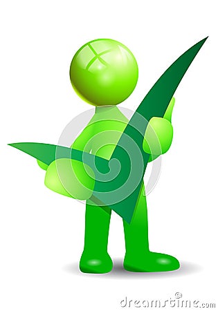 Green Positive Symbol Royalty Free Stock Photos - Image: 17717818