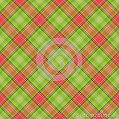Green Red Diagonal Plaid Royalty Free Stock Photo - Image: 1941105