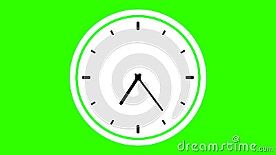 Green Screen Animation Digital Clock and Analog Circle Clock 10 Stock ...