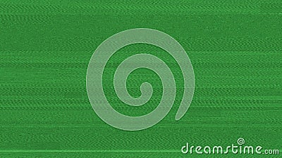 Green Screen with VHS Interference. Video Damage. Jitter, Defects ...