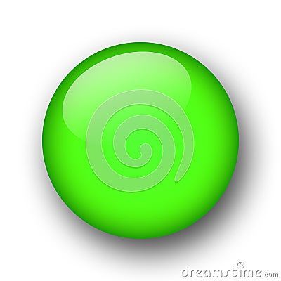Green Web Button Stock Image - Image: 65301