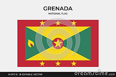 Grenada National Flag Illustration | CartoonDealer.com #237800992